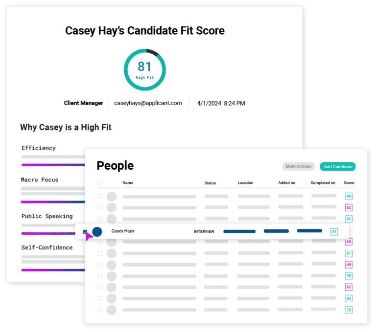 Candidate Matching - Cangrade
